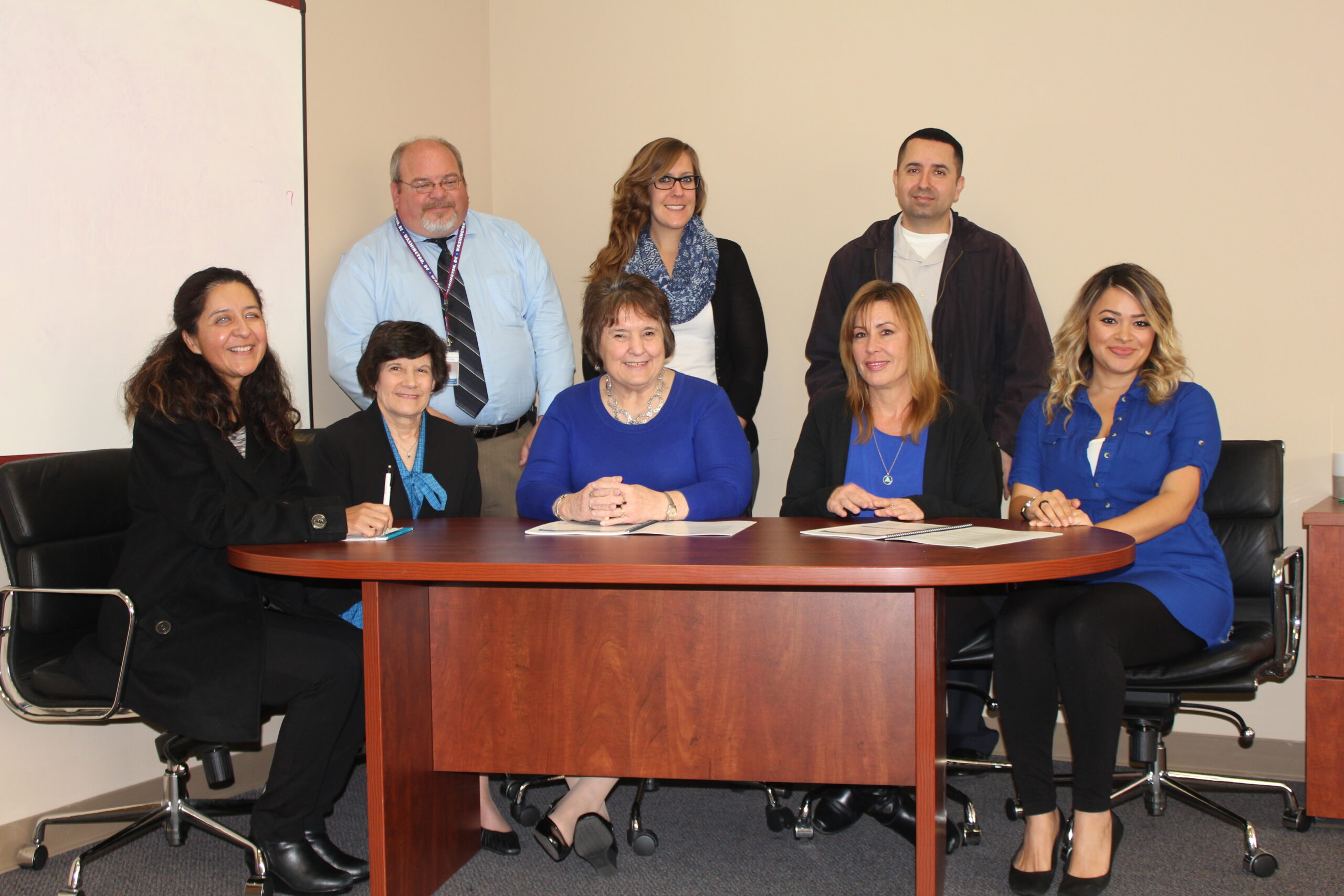 Picture of Administrative Staff during meeting - Dayle McIntosh Center ...